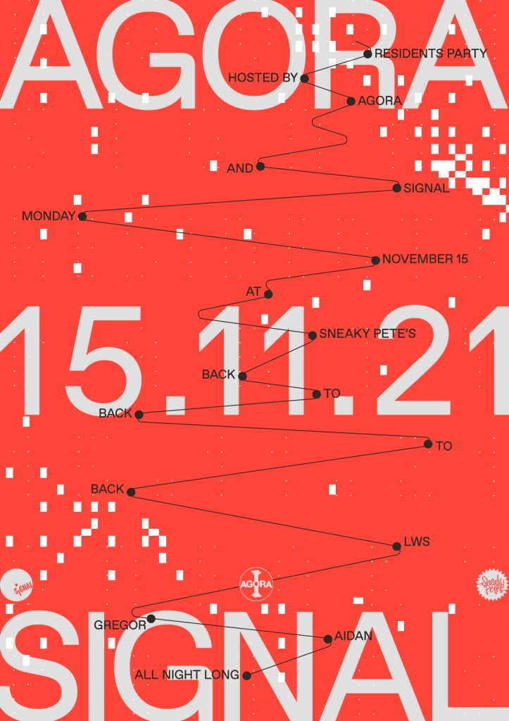 Sneaky Pete's » Blog Archive Agora x Signal: Residents Party - Sneaky ...